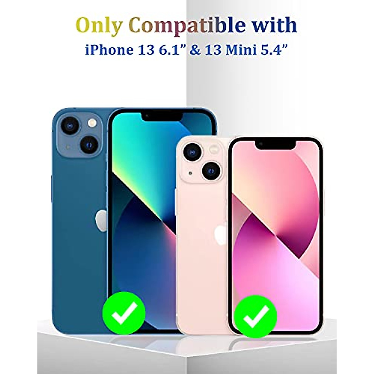 [3 Pack] Tamoria Camera Lens Protector Compatible for iPhone 13 & iPhone 13 Mini Camera Cover Premium 9H Tempered Glass [Anti-Scratch]99.99% Transparency with Black Circle Design for iPhone 13 6.1 Inch & iPhone 13 Mini 5.4 Inch