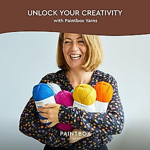 Paintbox Yarns 100% Cotton DK Yarn 1.76oz (50g), 137 Yards (125m) - Coffee Bean Wool for Crochet, Knitting - Soft, Lightweight Double Knit Yarn for Clothes