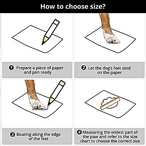 MUSIMC Dog Shoes for Small Medium Dogs Waterproof Puppy Dog Boots with Safety Reflective Dog Paw Protectors for Winter Hot Pavement Rainy Day with Anti Slip Rubber Sole (Red, Size 4)