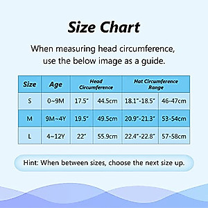 Ami&Li Baby Sun Hat Kids 100% Cotton Summer Toddler Adjustable UPF 50+ Beach Caps for Boys Girls