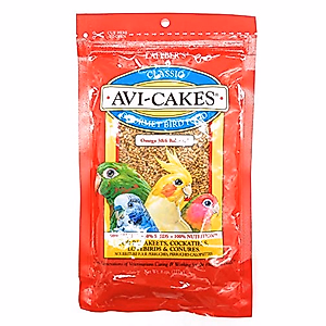 (3 Pack) Lafeber's Original Flavor Avi-Cakes for Parakeets, Cockatiels & Conures