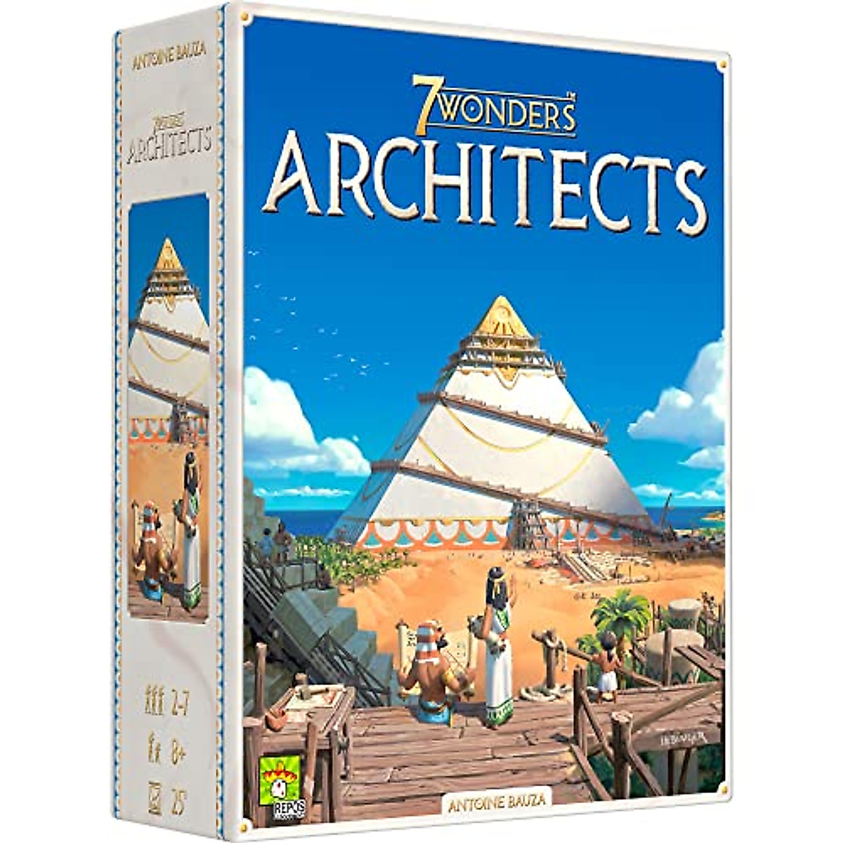 7 Wonders Architects | Strategy Game | Board Game for Kids and Families | Civilization Board Game for Game Night | Ages 8+ | 2-7 players | Avg. Playtime 25 Min | Made by Repos Production