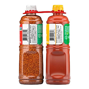 Tajín Clásico Seasoning 14oz and Tajín Fruity Chamoy Sauce 15.38oz Bundle (Pack of 2)
