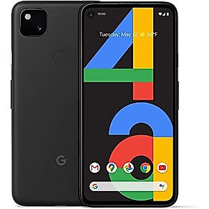 Google Pixel 4a Verizon LTE Just Black (Renewed)