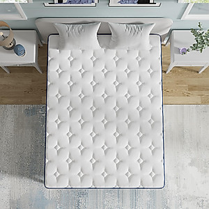 BedStory Queen Mattress, 14 Inch Medium Firm Hybrid Mattress in a Box, Cooling Gel-Infused Memory Foam with Individual Pocket Springs Motion Isolation, Fiberglass Free Mattress, Pressure Relief