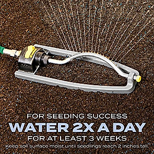 Scotts Turf Builder Grass Seed Heat-Tolerant Blue Mix for Tall Fescue Lawns with Fertilizer and Soil Improver, 2.4 lbs.