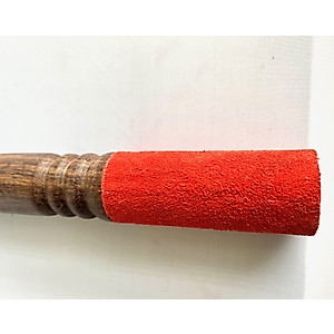 F771 Suede Leather covered Hard Wood Striker/mallet for Tibetan Singing Bowl Hand Made in Nepal