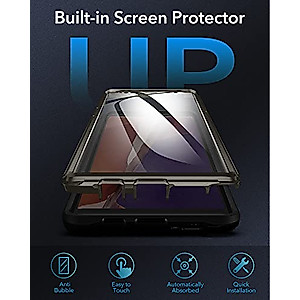 YOUMAKER Kickstand Case for Galaxy Note 9, Full Body with Built-in Screen Protector Heavy Duty Protection Shockproof Rugged Cover for Samsung Galaxy Note 9 6.4 Inch - Gun Metal/Black