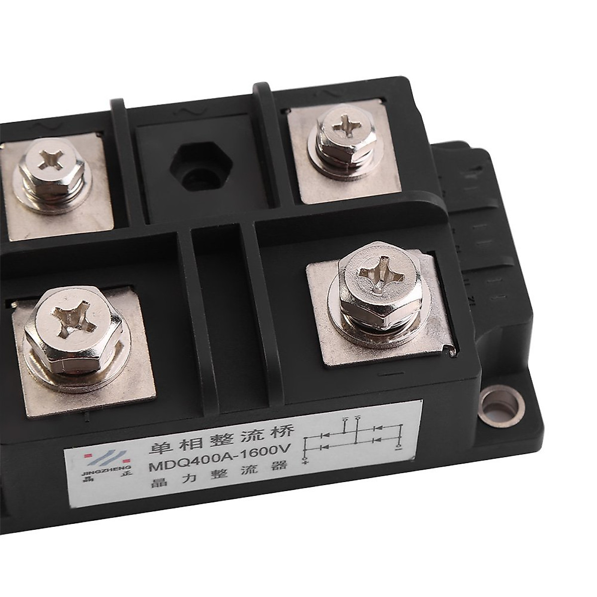 400A 1600V Single-Phase Diode Bridge Rectifier,Acogedor High Power 4 Terminals Singe Phase Bridge Rectifier Module