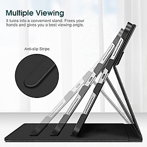 Case for iPad Pro 11 Inch 4th/3rd/2nd/1st Generation 2022/2021/2020/2018, Multi-Angle Smart Stand Cover Auto Sleep/Wake Fit iPad Air 4/5，Camouflage Deer American Flag