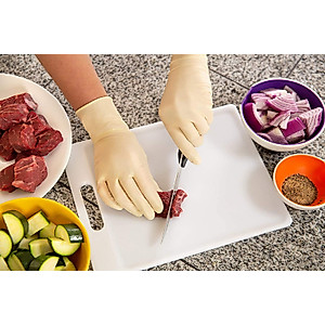 Diamond Grip Latex Glove (100 Count) Size: Medium