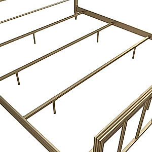 CosmoLiving by Cosmopolitan Blair Bed, Gold