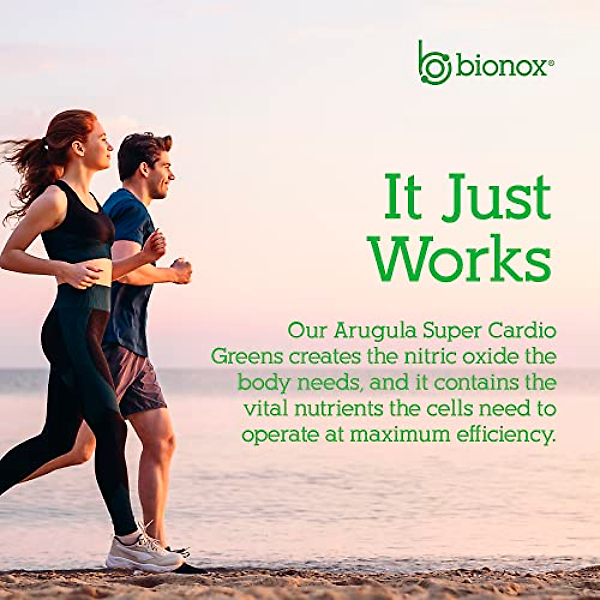 Arugula Super Cardio Greens Natural Preworkout, Cardio Support with 33 Superfoods Barley Grass, Broccoli, Moringa, Beets, Prebiotics, Probiotics, Spirulina, Powder Drink Mix, Berry 30 Days