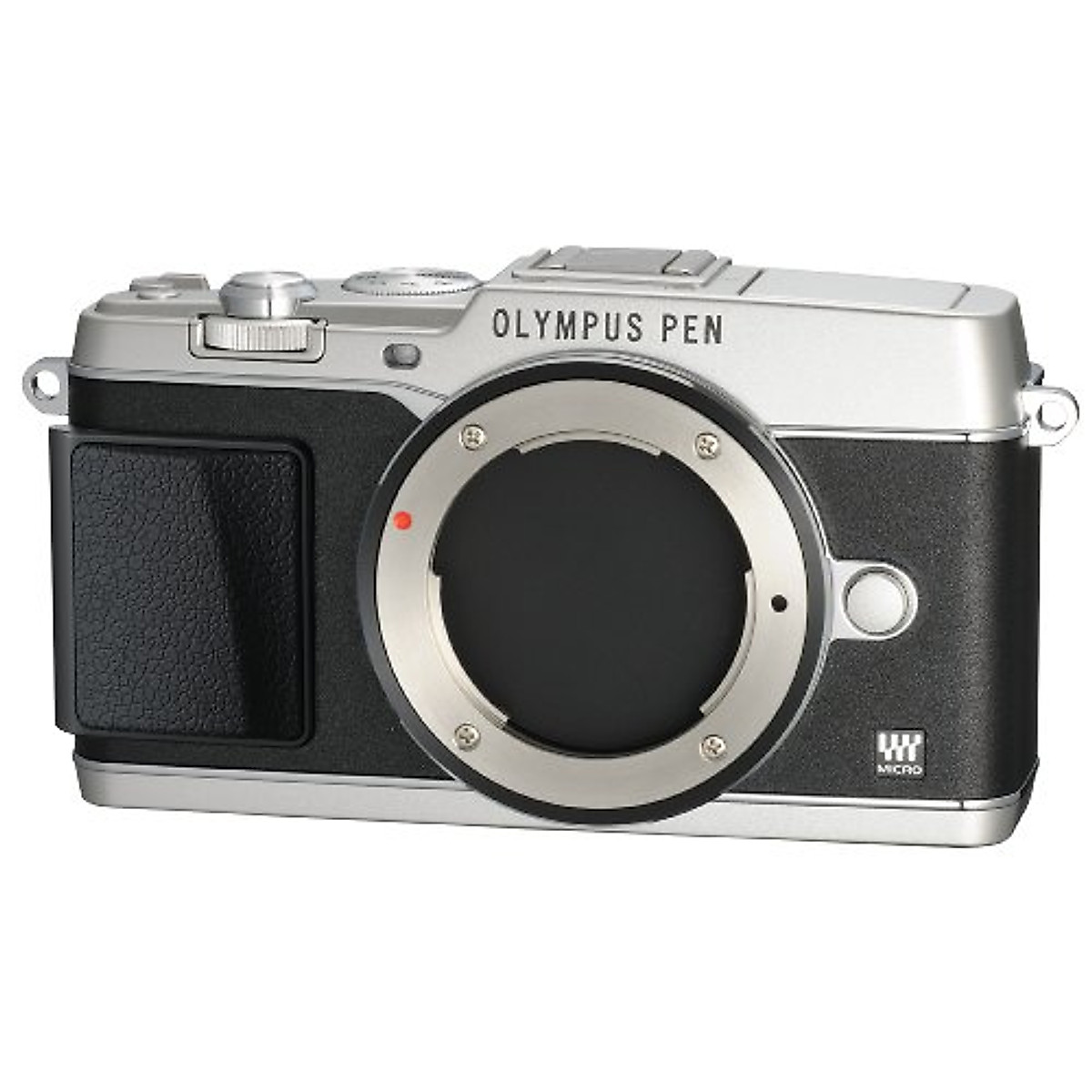 OLYMPUS Micro Four Thirds PEN E-P5 Silver E-P5 BODY SLV - International Version (No Warranty)