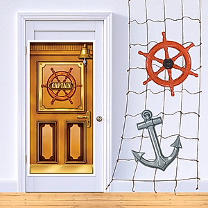 Cruise Ship Door Cover Party Accessory (1 count) (1/Pkg)