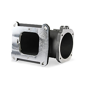 Holley EFI Intake Elbow, Ford Throttle To 4150, Blk