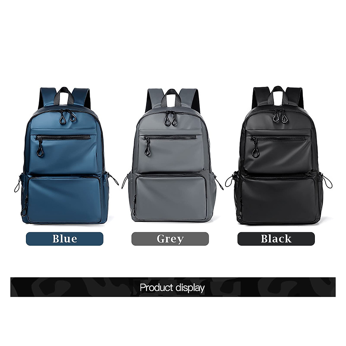 DEARART Travel Laptop Backpack, College School Computer Bag, Durable & Water Resistant & Lots Pockets Backpacks For Men Women, Fits 15 inch Notebook, Black Book bag