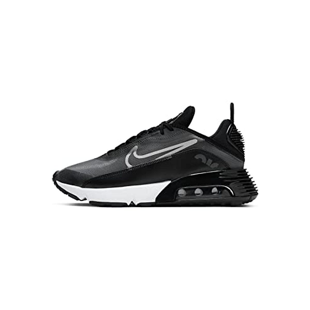 Nike Men's Running Shoe, Black White Wolf Grey Anthracite Reflect Silver, 9