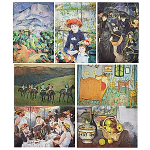 The Gifted Stationery 20 Pack Impressionist Artist Posters for Office, Dorm, Apartment, 13x19 in