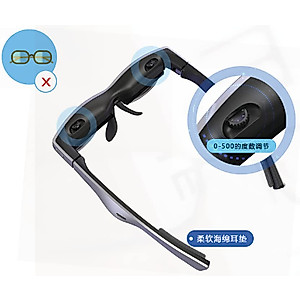 Goolton G20D AR Glasses Augmented Reality Wearable Tech Headsets Smart Glasses for Movie Video Display,43°FoV,