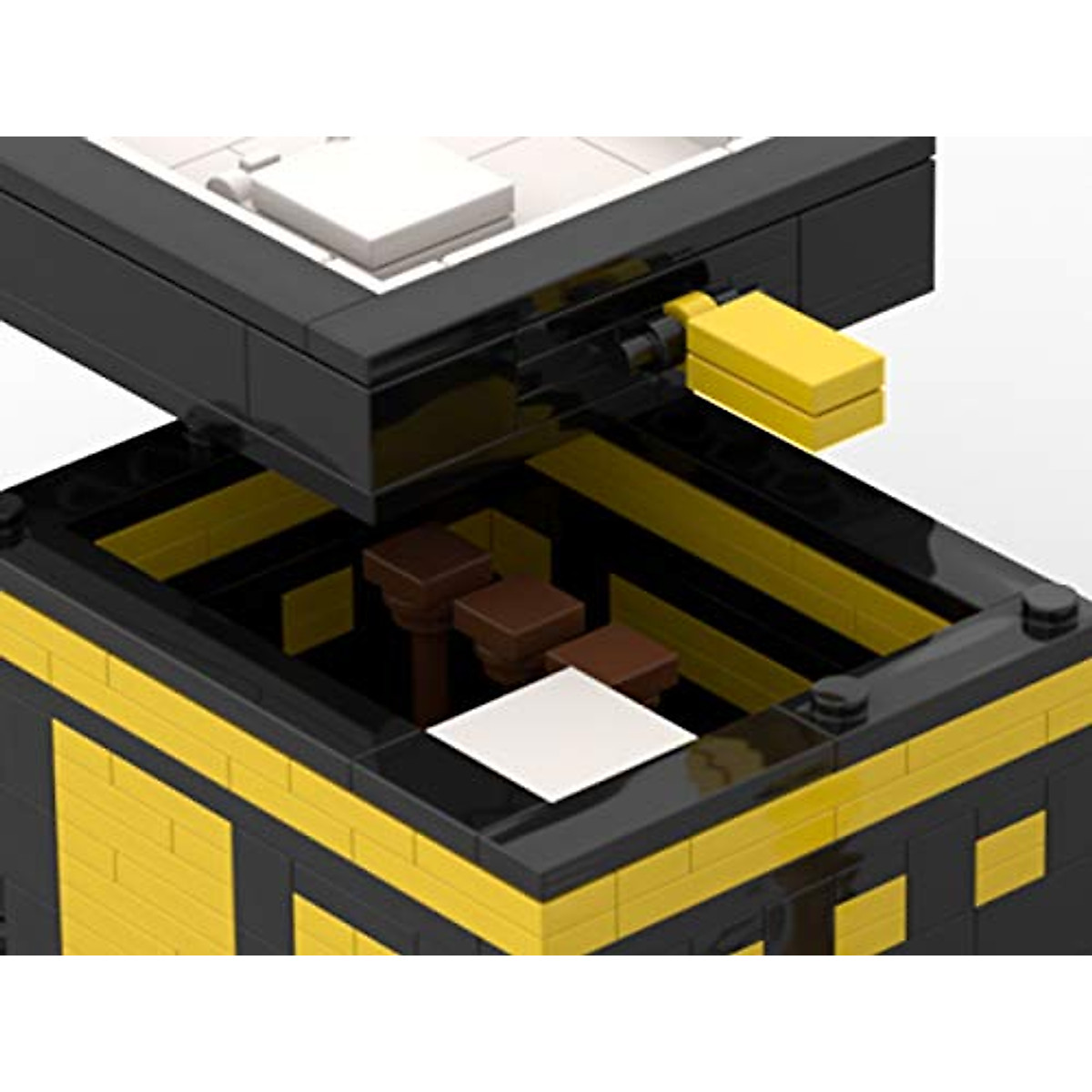 Kaaba Bricks Islamic Toy Building Blocks Set Included Guide of 64 Steps Durable Quality Brain Booster Maze Puzzle Islamic Educational DIY Building Kit Ideal for Boys Girls Preschool (325 Pieces)