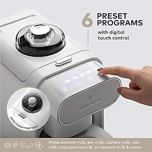 ChefWave Milkmade Non-Dairy Milk Maker with Kava Espresso Machine (Black)