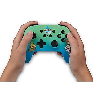 PowerA Enhanced Wireless Controller for Nintendo Switch - Pokémon Sword, Nintendo Switch Lite, Gamepad, game controller, Bluetooth controller, AA Battery