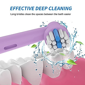 8pcs Kids Toothbrush Replacement Heads Compatible with Oral B Electric Toothbrush, Soft Bristles and Small Heads for Sensitive Teeth and Gum of The Kids