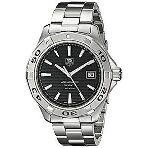 TAG Heuer Men's WAP2010.BA0830 Aquaracer Calibre 5 Automatic Black Dial Watch