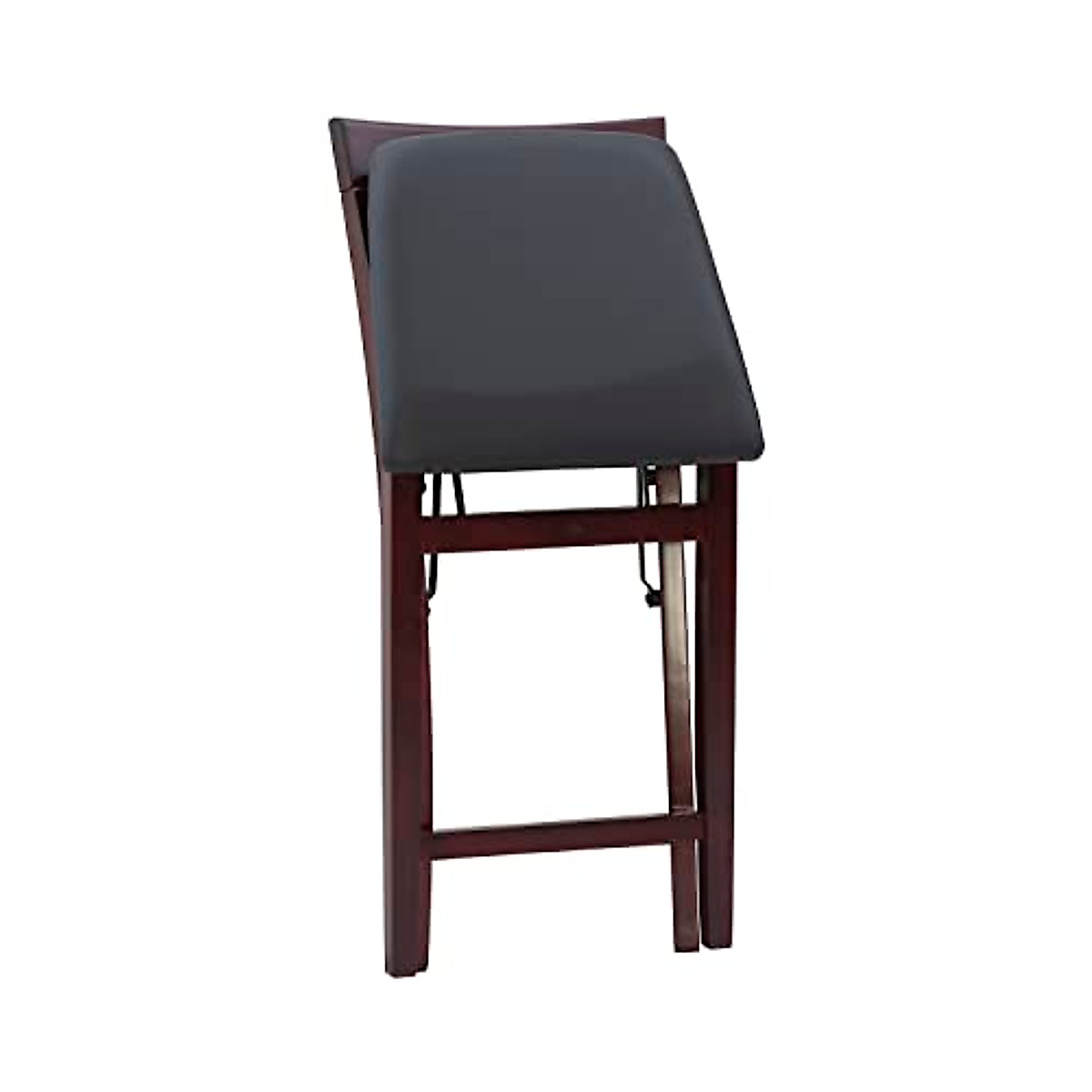 Linon Triena X Back Folding Counter Stool, Brown