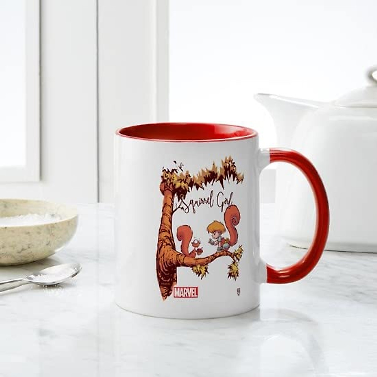 CafePress Squirrel Girl Branch Mug Ceramic Coffee Mug, Tea Cup 11 oz