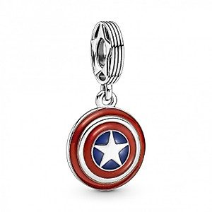 PANDORA 790780C01 Marvel The Avengers Captain America Shield Charm