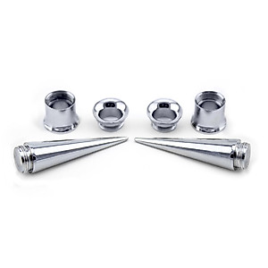 Urban Body Jewelry 9mm Stainless Steel Taper & Tunnel Ear Stretching Kit (6 Pieces)