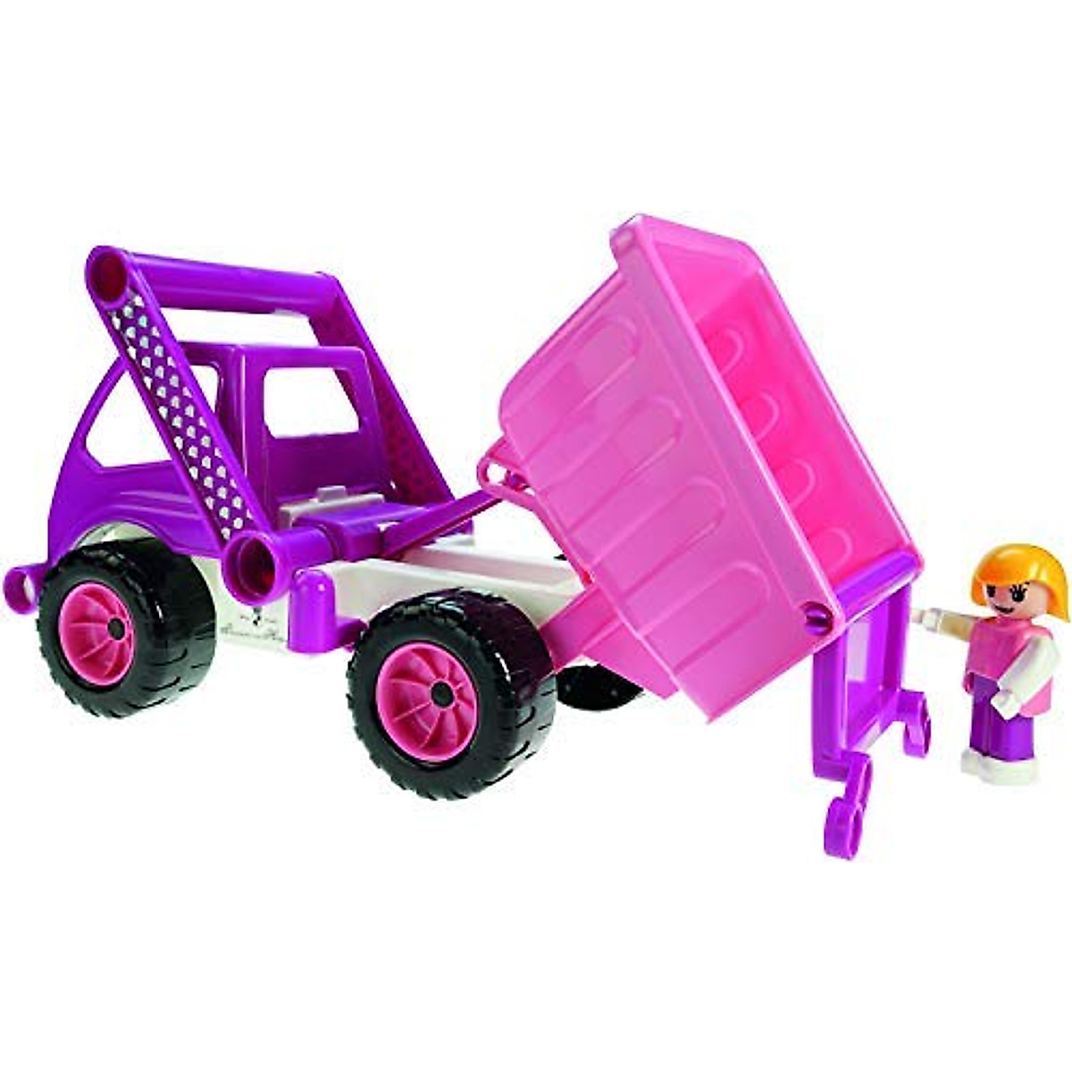 Lena Eco Active Princess Pink Dump Truck is a Eco friendly BPA and Phthalates Free Green Toy Manufactured from Premium Grade Resin and Wood