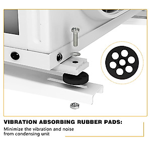 LBG Products Mini Split Wall Mounting Bracket,Air Conditioner Support Bracket for 9000-18000 Btu,Ductless Heat Pumps,HVAC Systems,Compressors,Air Conditioner Units Support up to 350lbs