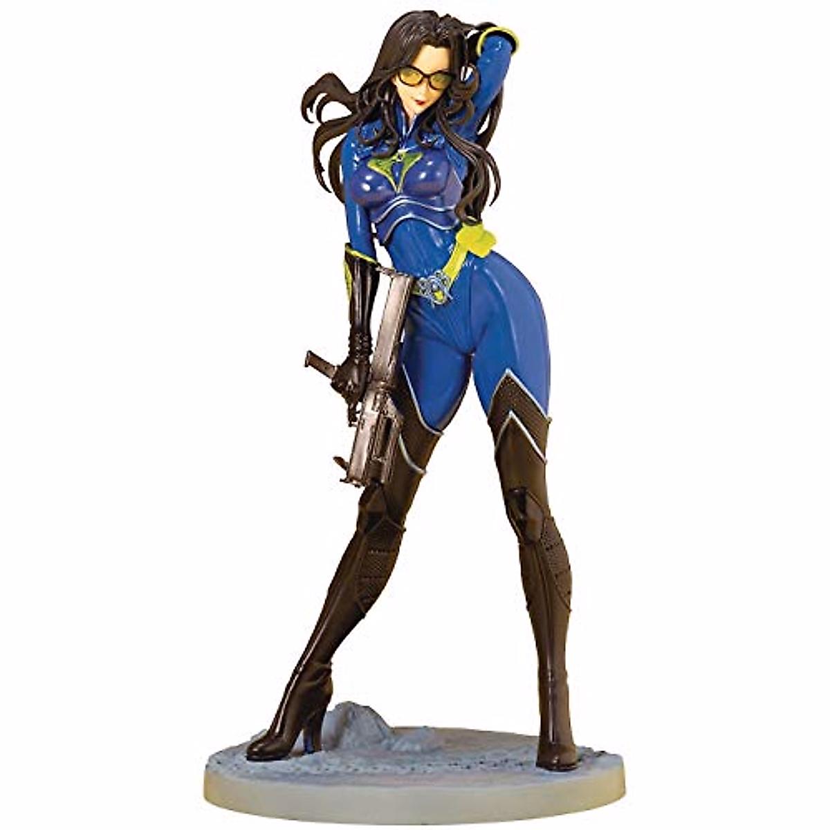 Kotobukiya GI Joe: Baroness (25th Anniversary Blue Version) Bishoujo Statue, Multicolor