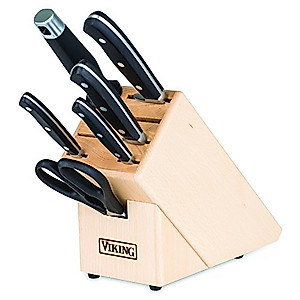 Viking Culinary Professional 7 Piece Cutlery Set German Stainless Steel, Black (40083-9907)