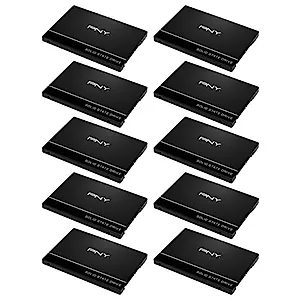 PNY SSD7CS900-240-RBX10 240GB 2.5” SATA III Internal Solid State Drive, 10-Pack