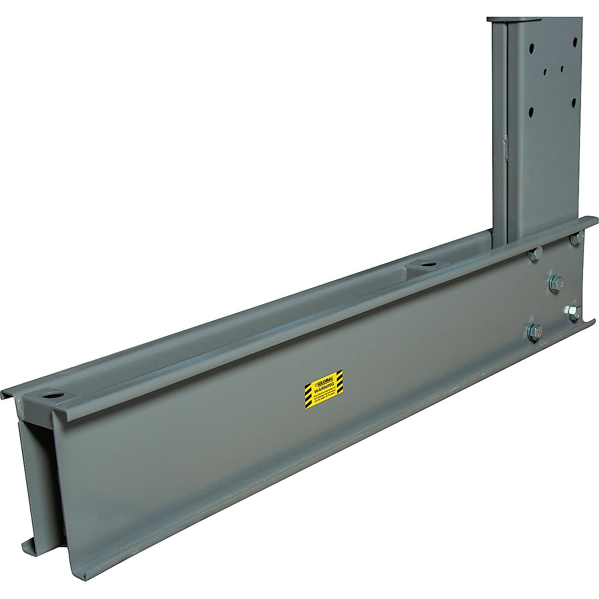 Global Industrial Single Sided Heavy Duty Cantilever Add-On Rack, 2" Lip, 72"Wx46"Dx120"H