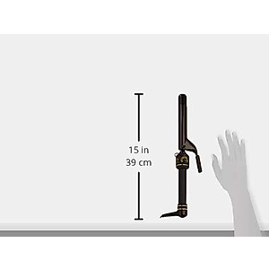 Hot Tools Pro Artist Black Gold Curling Iron | Long Lasting, Defined Curls (1 in)