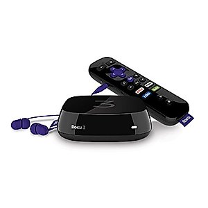 Roku 3 Streaming Media Player (4230R) with Voice Search (2015 Model)