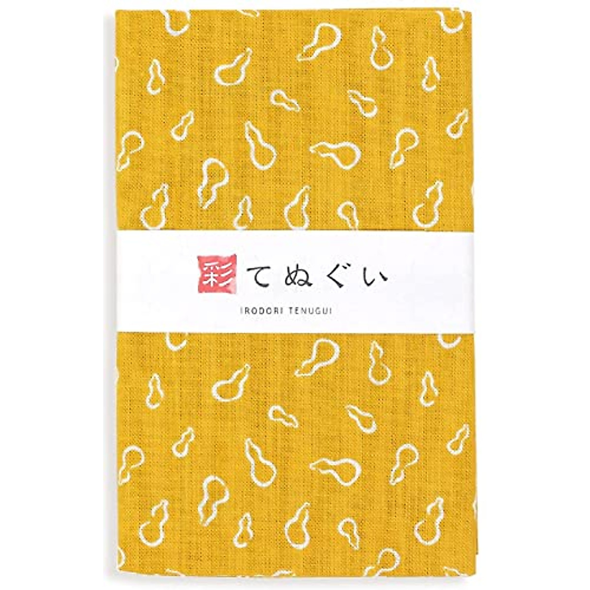 KOMESICHI irodori Japanese Traditional Towel Tenugui Japan Pattern B with Fray Prevention Processing Set of 3 with Tenugui Iroha (English Manual)