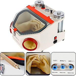 Aries Outlets 50W Lab Equipment Twin Double Pen Fine Sandblaster Sand Blaster