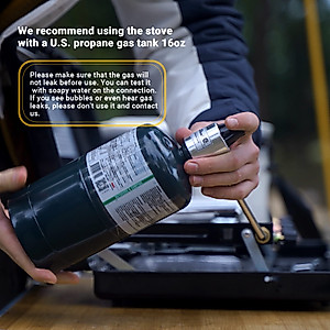 FineFlame Camping Stove 3 Burner 20400 BTU Propane Portable Stove with Regulator, Toast Tray, Windshield for Car Camping BBQ Picnics Outdoor Cooking Camping Gas Stove