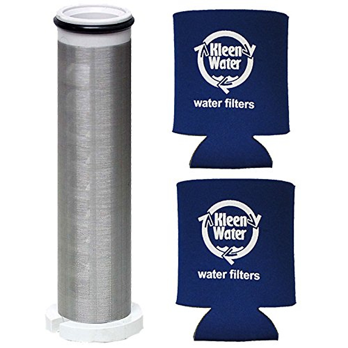 1 1/8" (W) x 5 1/8" (L) KleenWater 100 Mesh Stainless Steel Spin Down Replacement Screen Compatible with Rusco, Water Source, Campbell, Lowes, ProPlumber