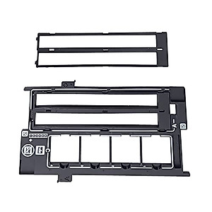 Poweka 1423040 1403903 1401444 35mm Film Holder Slide Negative Holder & Cover Film Guide Photo Holder Compatible with Ep-Son Perfection V500 V550 V600 4490 4990 2450 3170 3200 4180 X750 X770 X820