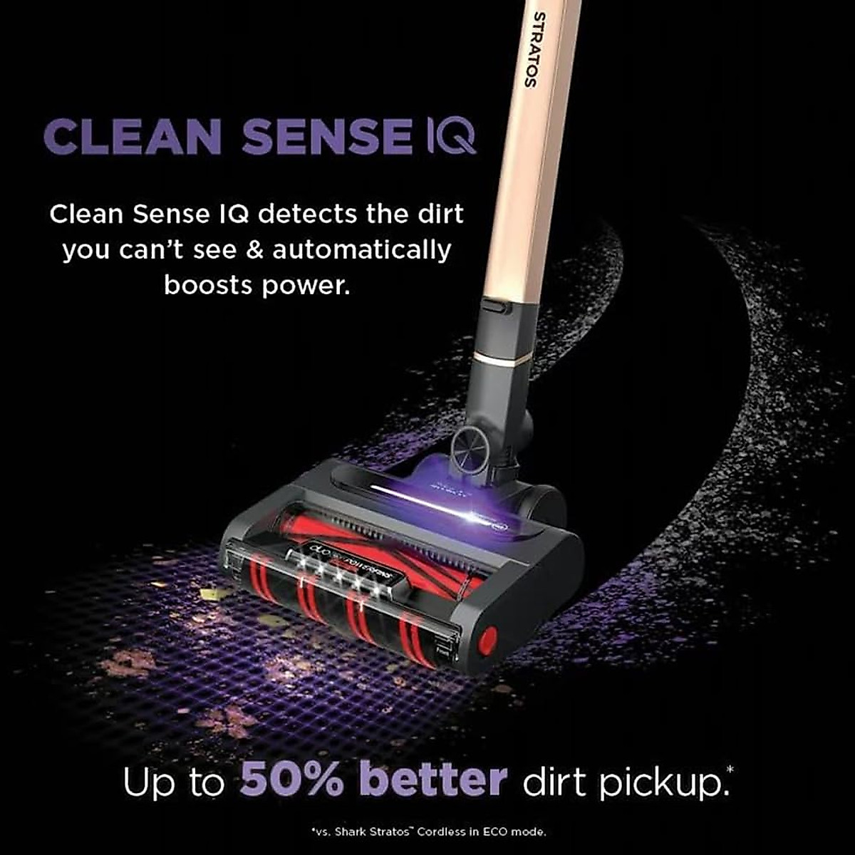 Shark IZ840H Cordless Stick Vacuum with Clean Sense IQ Includes Bonus VM200 Pro Cordless Hard Floor Vacuum Mop (Renewed)