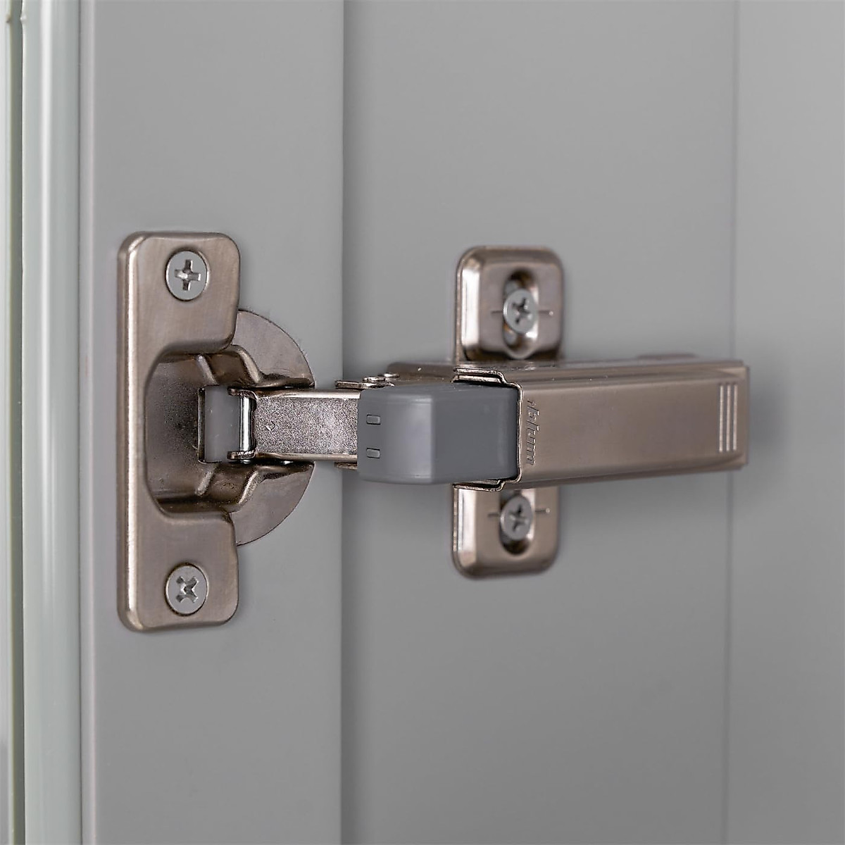 WELLFOR 24"x 30" Bathroom Medicine Cabinet with Mirror for Bathroom, 3 Tier Wooden Wall Mounted Mirror Medicine Cabinet Organization with Shelves and Single Soft-Close Door, Titanium Grey