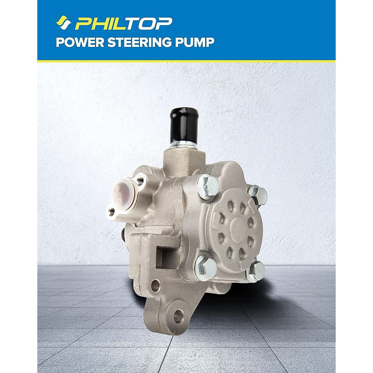 PHILTOP 21-5919 Power Steering Pump Fit For 1998-2002 Accord 2.3L Power Steering Pump