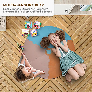 CHILDLIKE BEHAVIOR Premium Foam Play Mat - Baby Floor Mat, Playing Pen Foam Mats for Floor - Tummy Time Playmat Cushion Protection & Crawling Mat Tiles in Playroom - Play Mats for Kids and Toddler